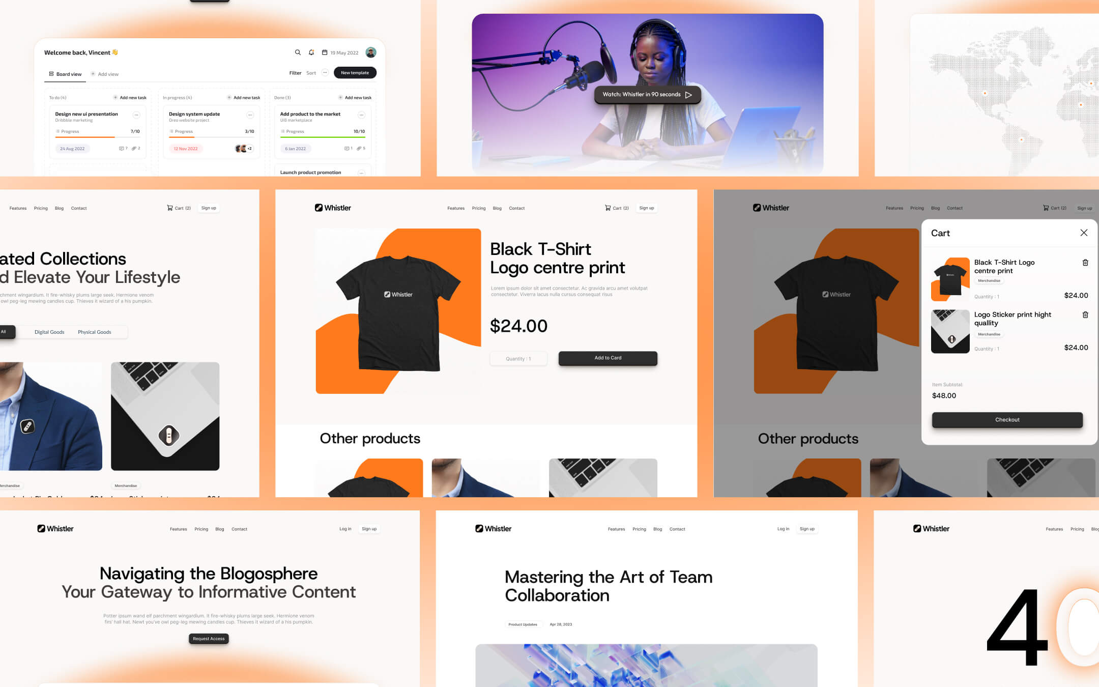 Whistler - SaaS Webflow Template | Wedoflow